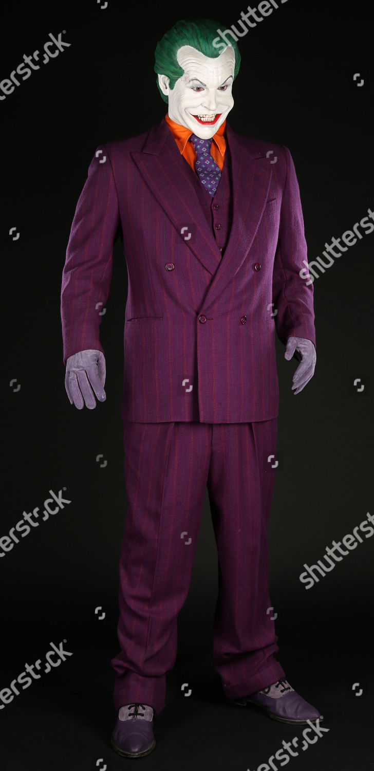 Jack Nicholsons Jokers Purple Suit Costume Editorial Stock Photo ...