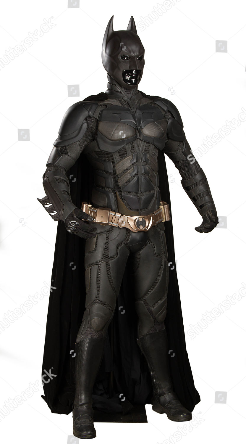 Batmans Christian Bale Batsuit Cowl Editorial Stock Photo - Stock Image ...