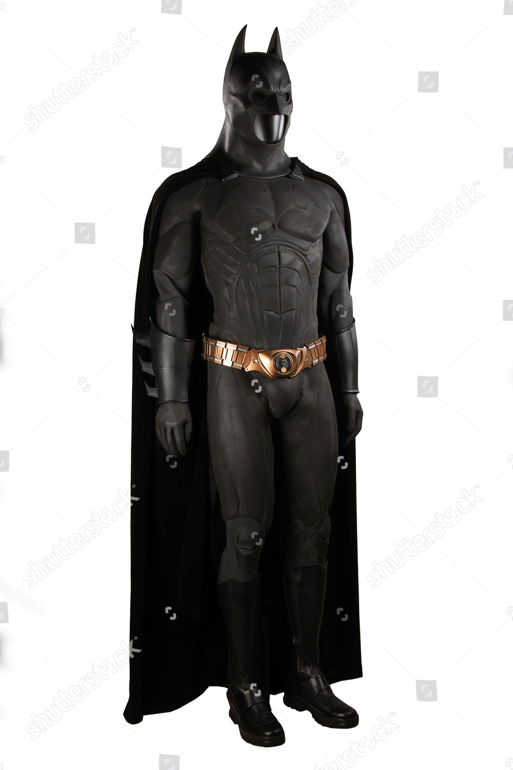 Batmans Christian Bale Batsuit Cowl Editorial Stock Photo - Stock Image ...
