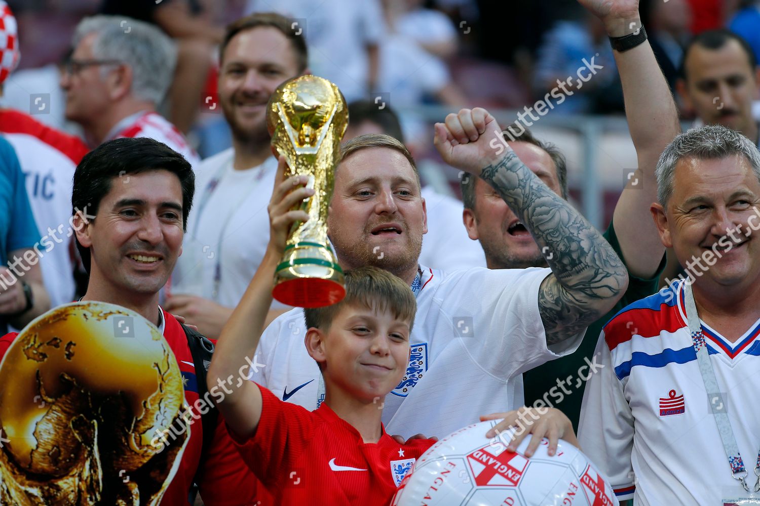 Fans England Cheer Their Team Before Editorial Stock Photo - Stock ...