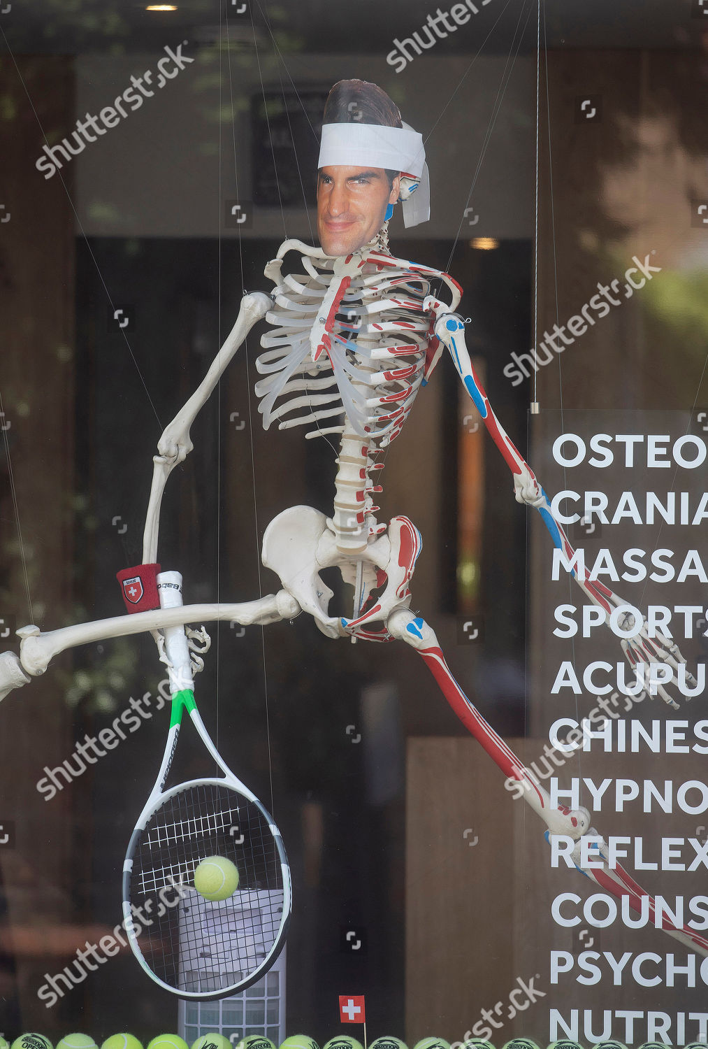 Wimbledon Village Tennis Themed Window Displays Editorial Stock Photo ...