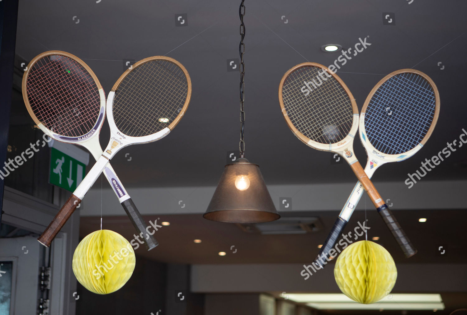 Wimbledon Village Tennis Themed Window Displays Editorial Stock Photo ...
