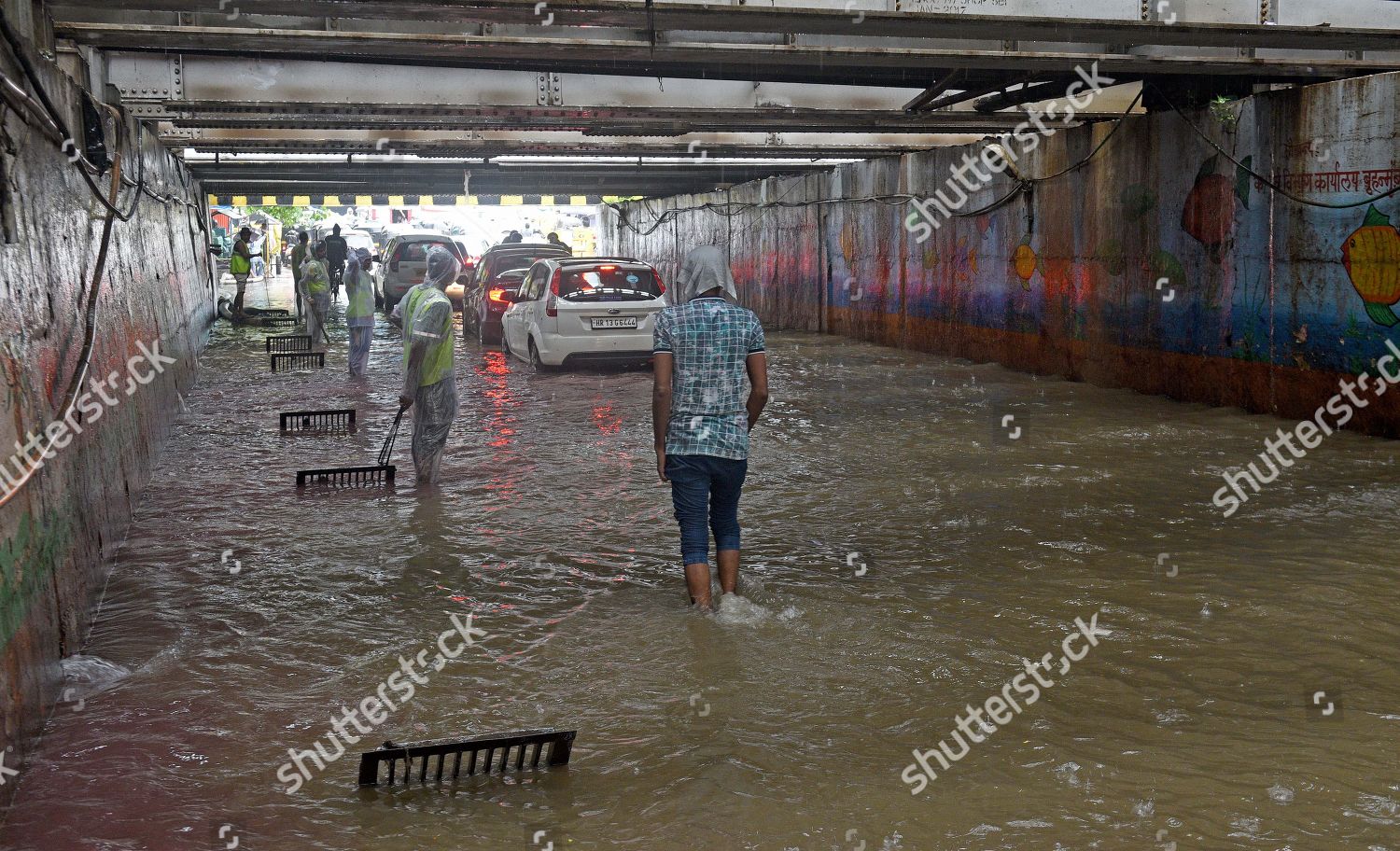 Water Logging Due Heavy Rain Andheri Editorial Stock Photo - Stock ...