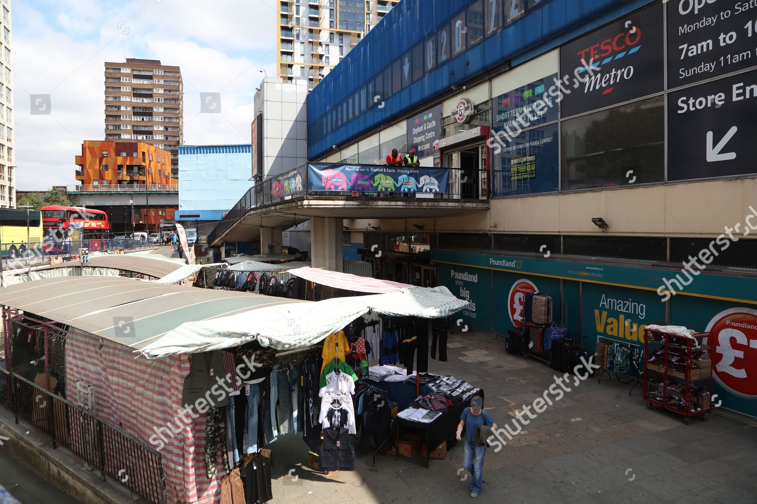 Elephant Castle Market Elephant Castle Shopping Editorial Stock Photo ...