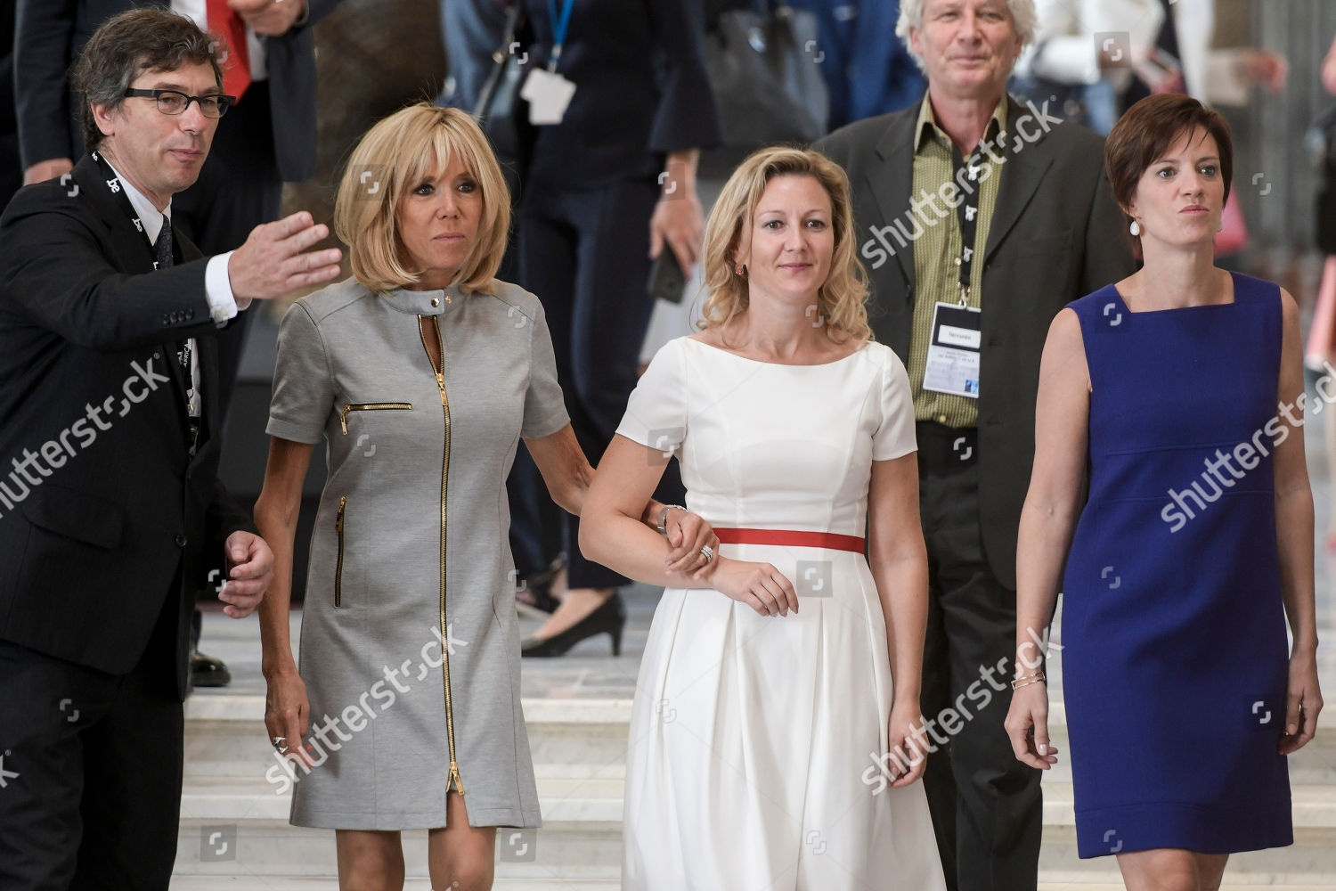 First Lady France Brigitte Macron L Editorial Stock Photo - Stock Image ...