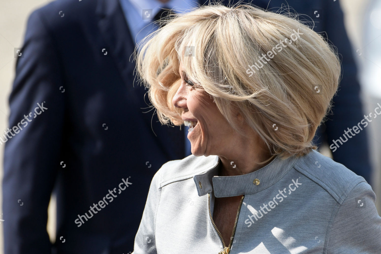 First Lady France Brigitte Macron Pictured Editorial Stock Photo ...