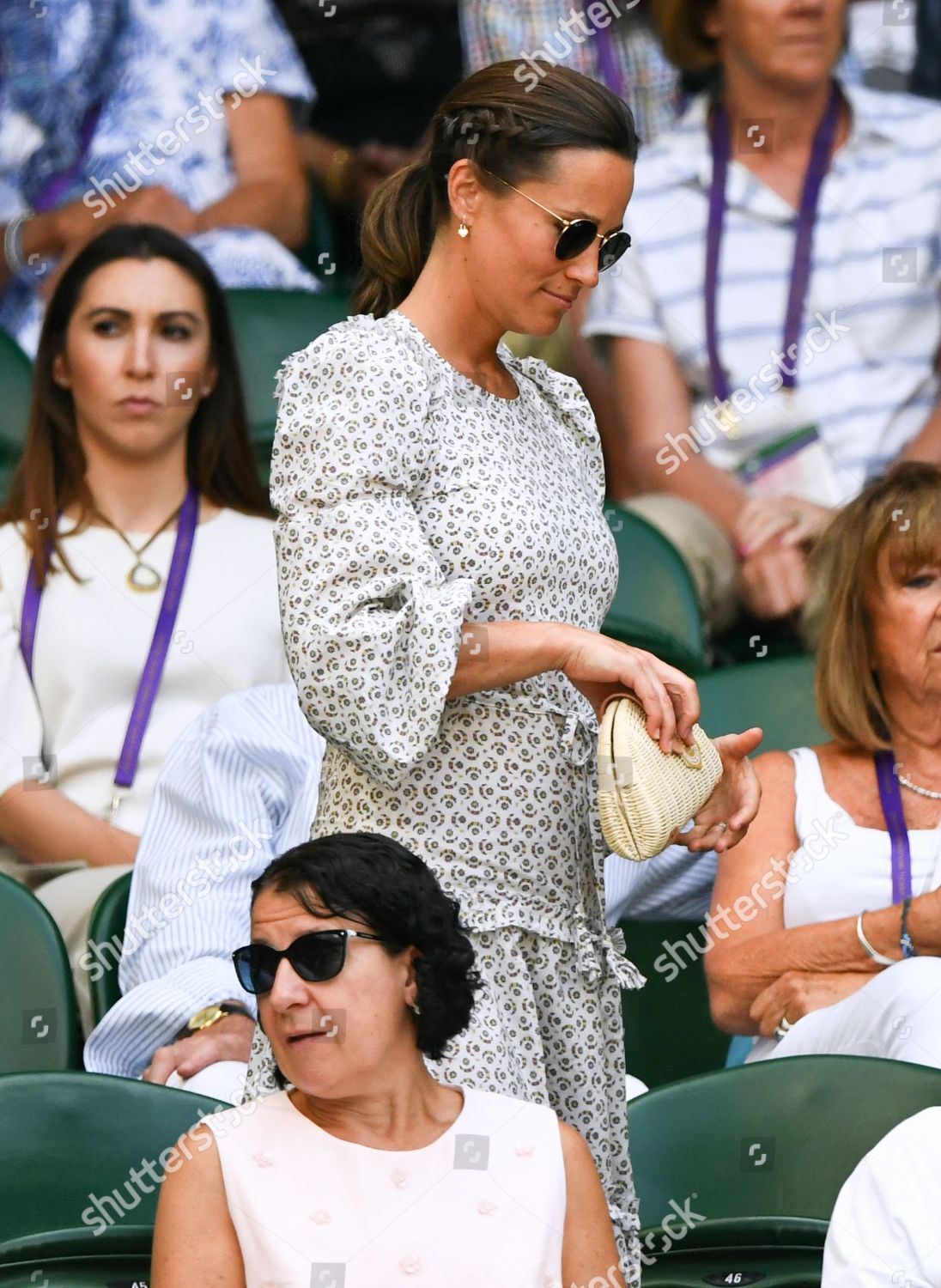 Pippa Middleton On Centre Court Editorial Stock Photo - Stock Image ...