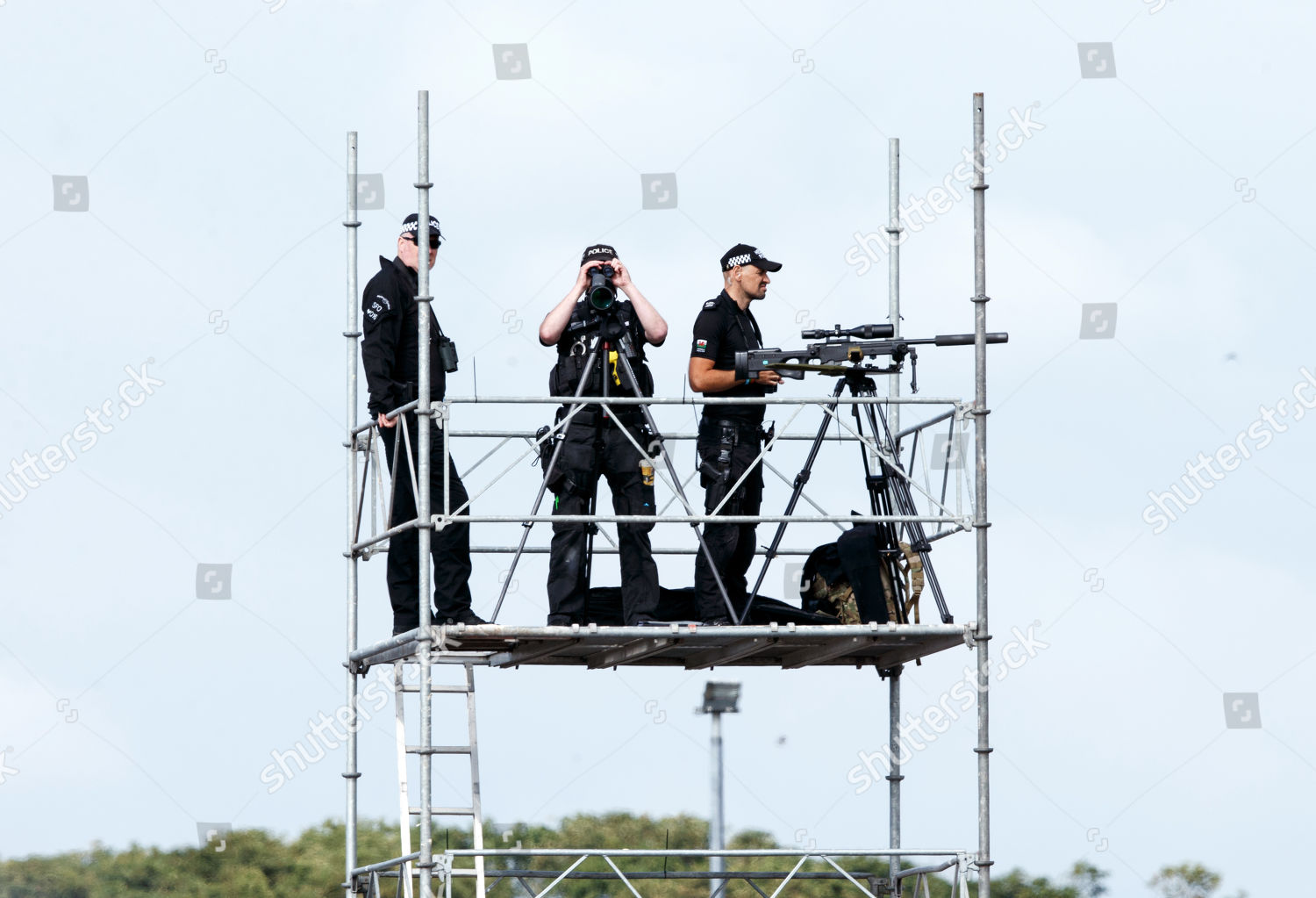 Armed Police Guard Area Where Air Editorial Stock Photo - Stock Image ...