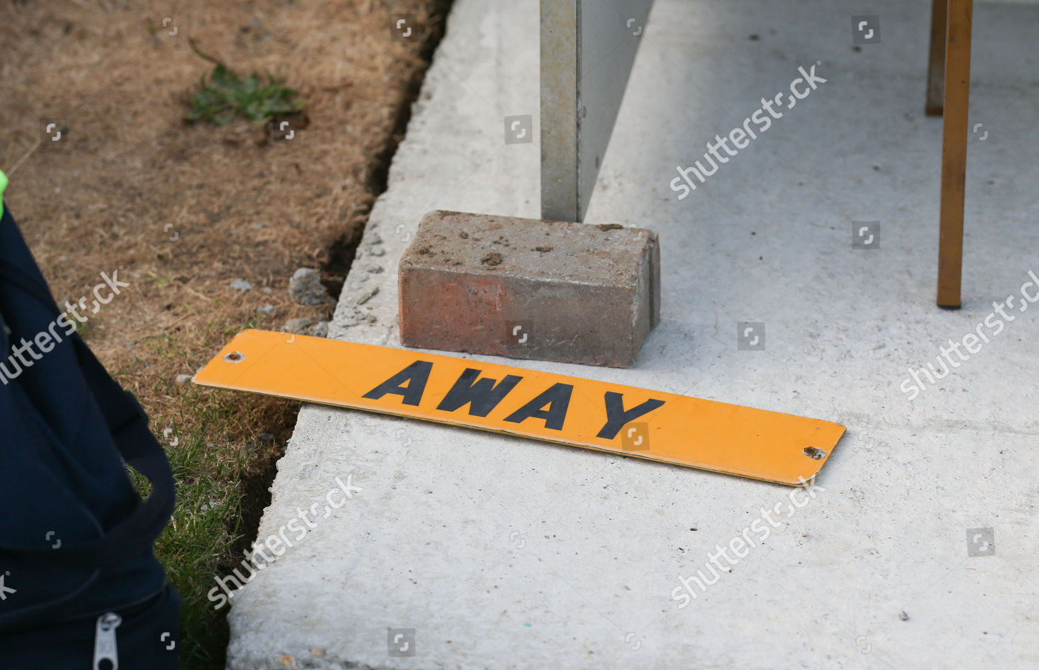 Staines Town Fc Away Bench Sign Editorial Stock Photo - Stock Image ...