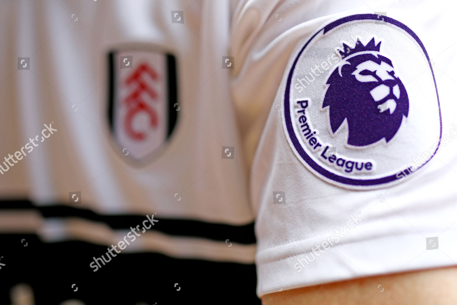 Close Premier League Patches On New Editorial Stock Photo - Stock Image ...