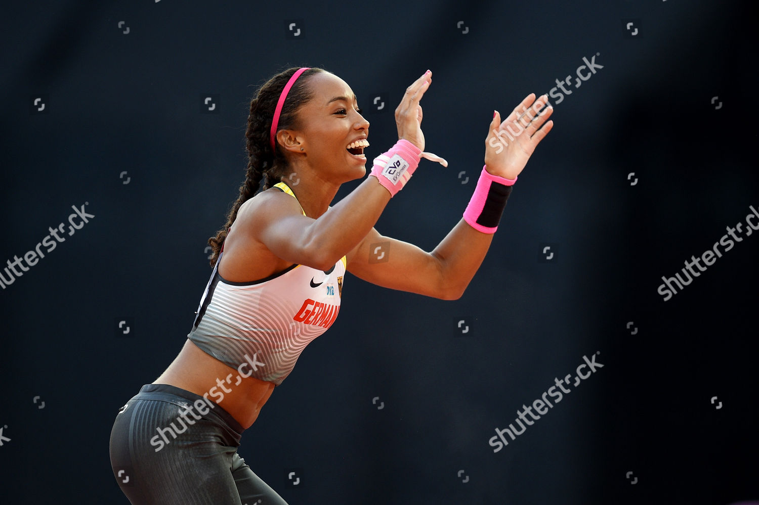Jaqueline Otchere Germany During Womens Pole Editorial Stock Photo ...
