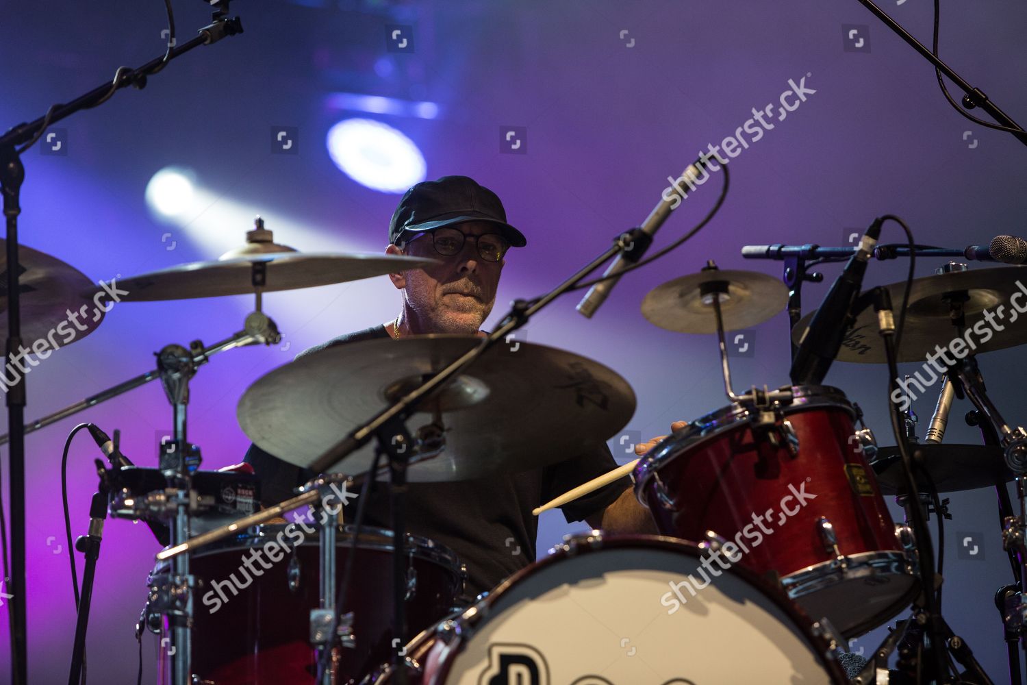 Drummer David Lovering Pixies Performing Budweiser Editorial Stock ...