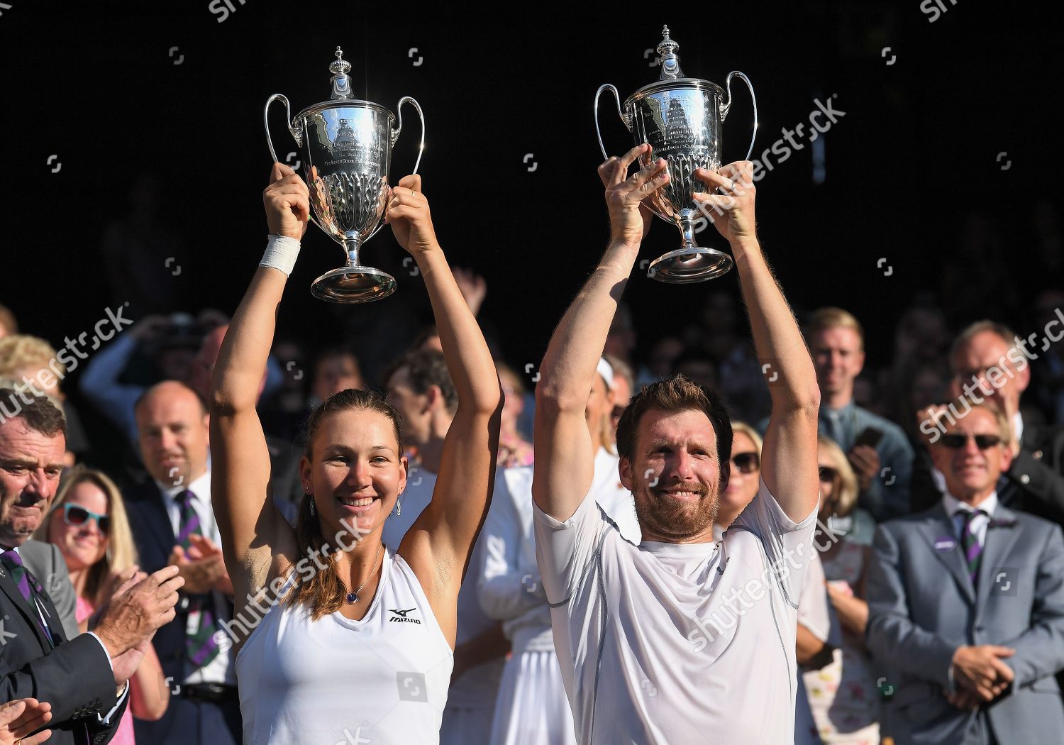 Alexander Peya Nicole Melichar Celebrate Victory Editorial Stock Photo ...