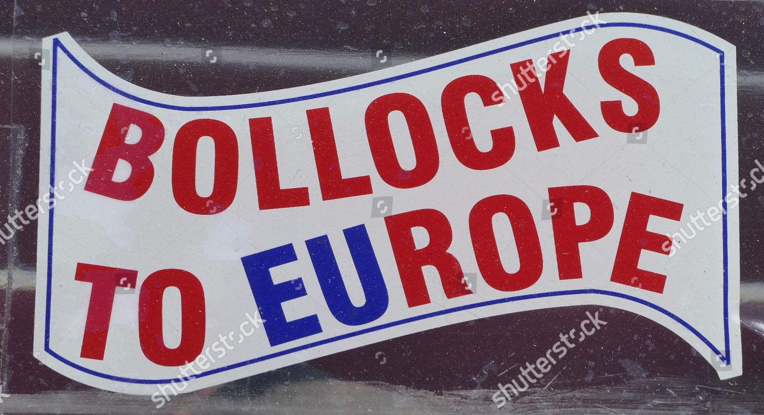 Bollocks Europe Sign Back Chevrolet Editorial Stock Photo - Stock Image ...