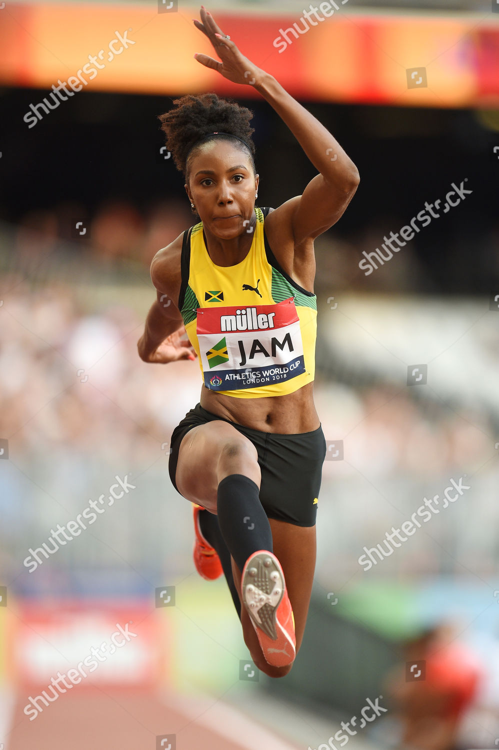 Shanieka Ricketts Jamaica During Womens Triple Editorial Stock Photo ...