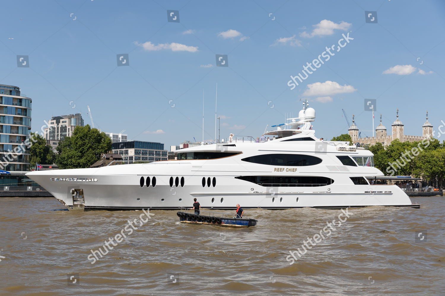 Superyacht Reef Chief Owned By Ceo Editorial Stock Photo - Stock Image ...