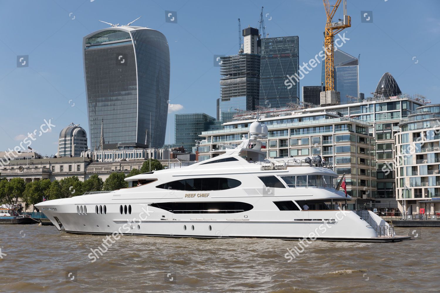 Superyacht Reef Chief Owned By Ceo Editorial Stock Photo - Stock Image ...