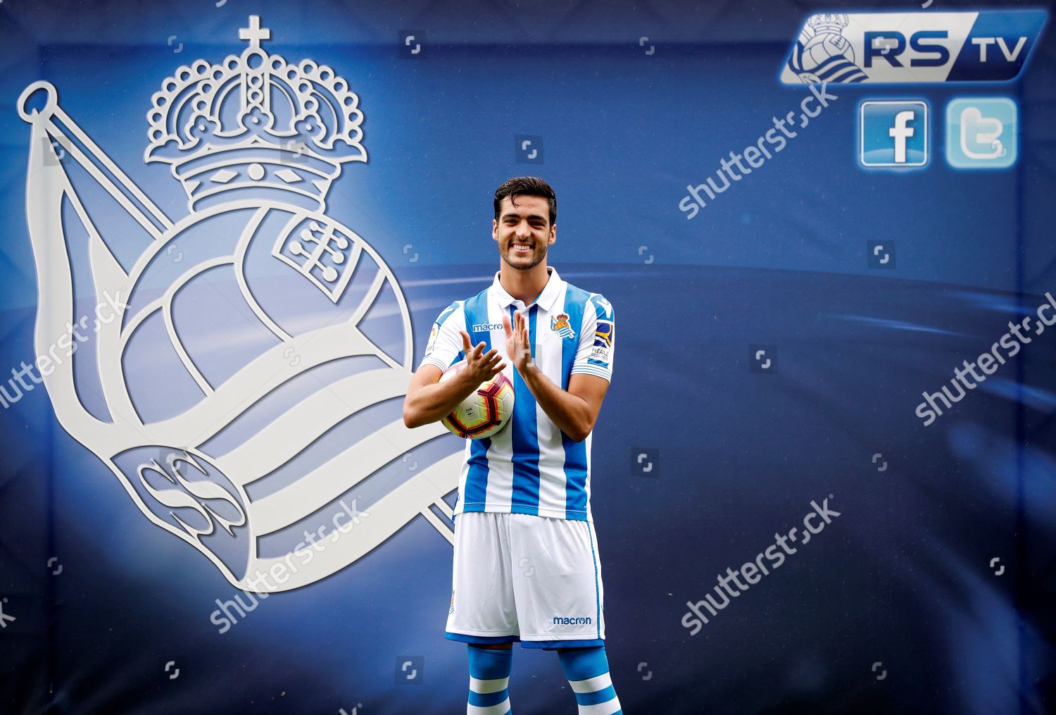 Real Sociedads New Midfielder Mikel Merino Editorial Stock Photo ...