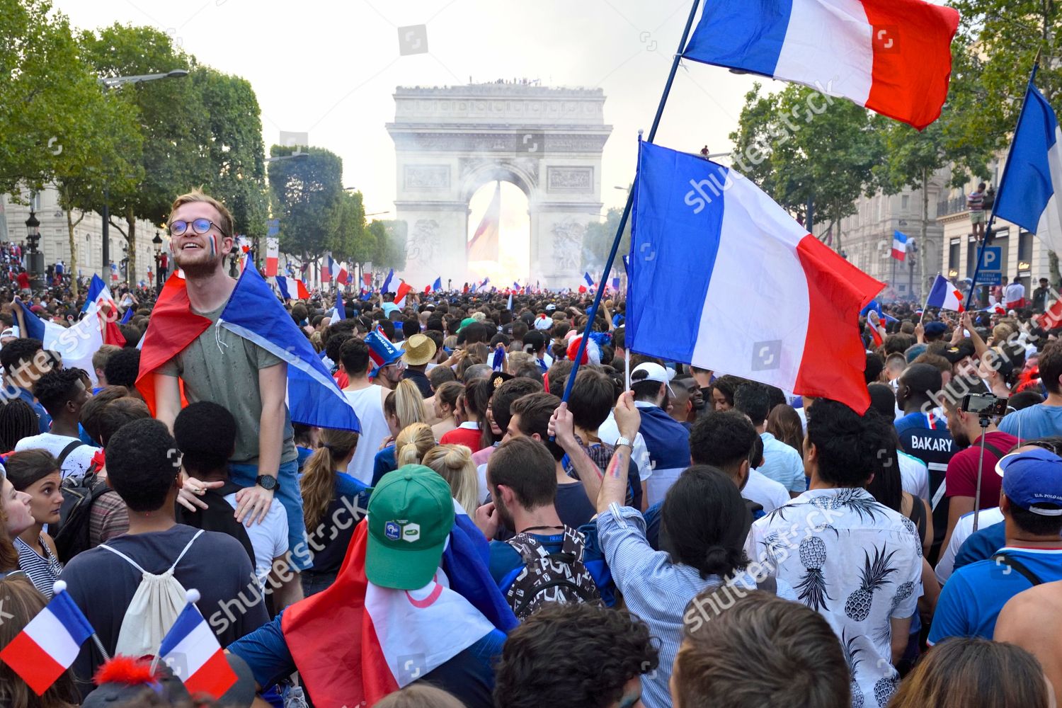 2018 World Cup Final French People Editorial Stock Photo - Stock Image ...