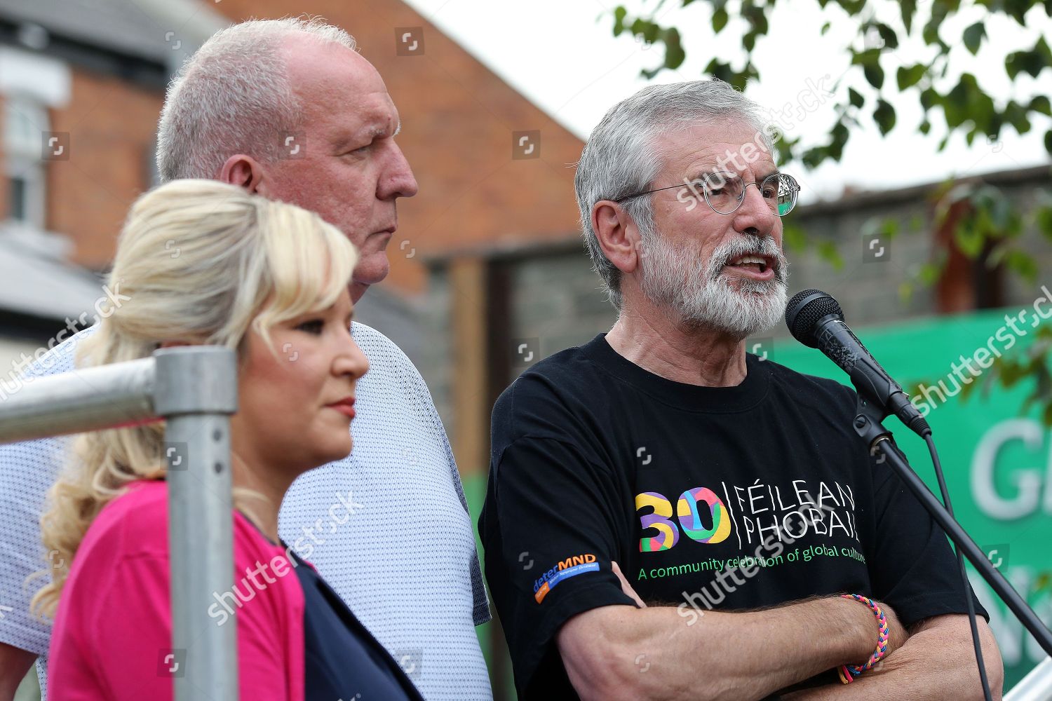 Michelle Oneill Bobby Storey Gerry Adams Editorial Stock Photo - Stock ...