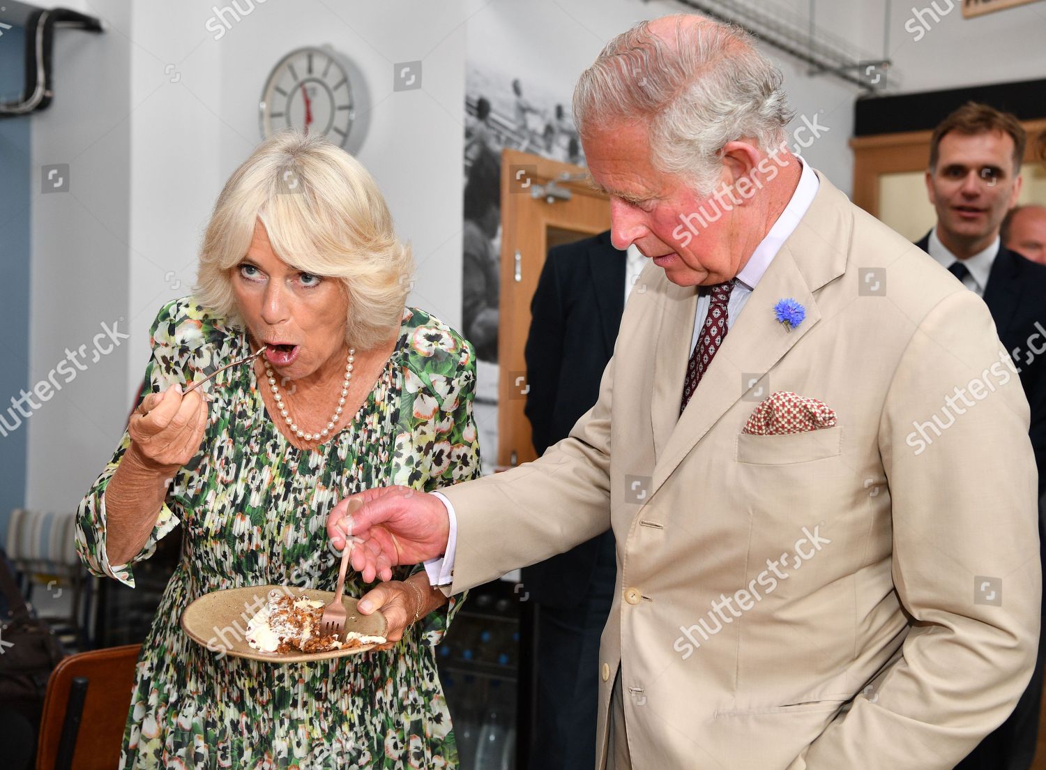 Camilla Duchess Cornwall Prince Charles Eating Editorial Stock Photo ...