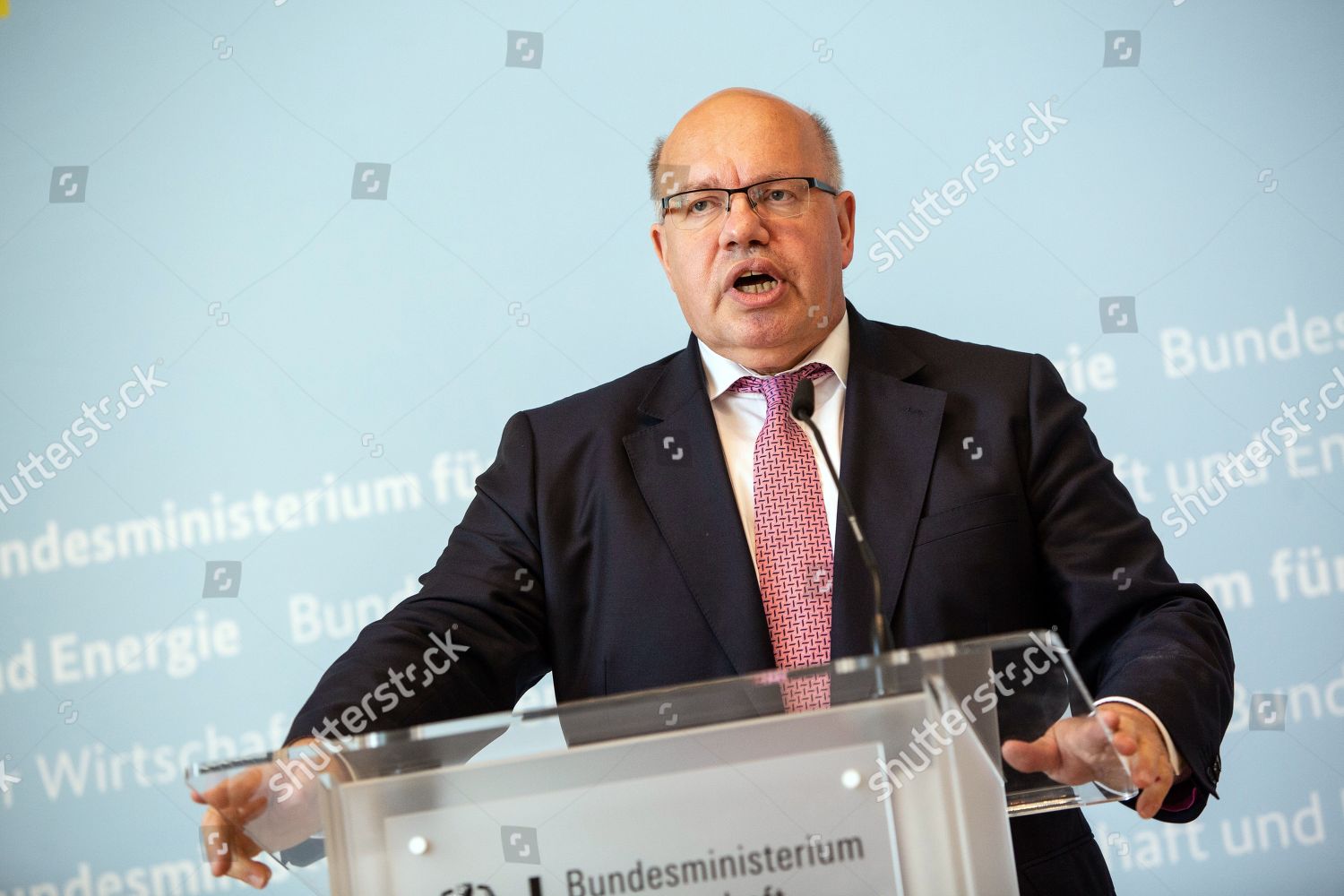 German Economy Energy Minister Peter Altmaier Editorial Stock Photo ...