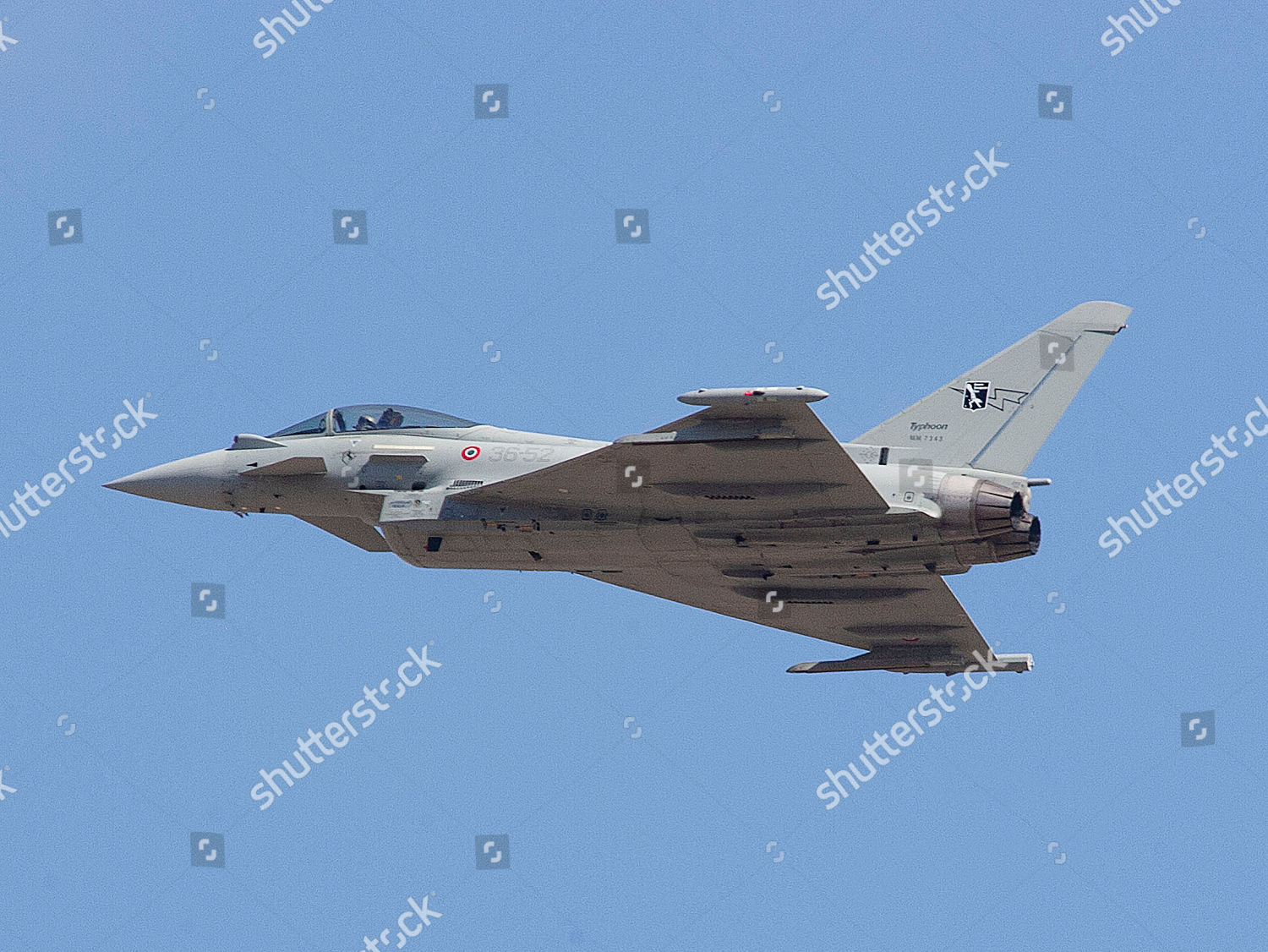 Italian Air Force Eurofighter F2000 Typhoon Editorial Stock Photo ...