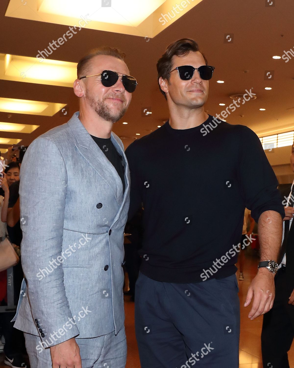 Simon Pegg Henry Cavill Editorial Stock Photo - Stock Image | Shutterstock
