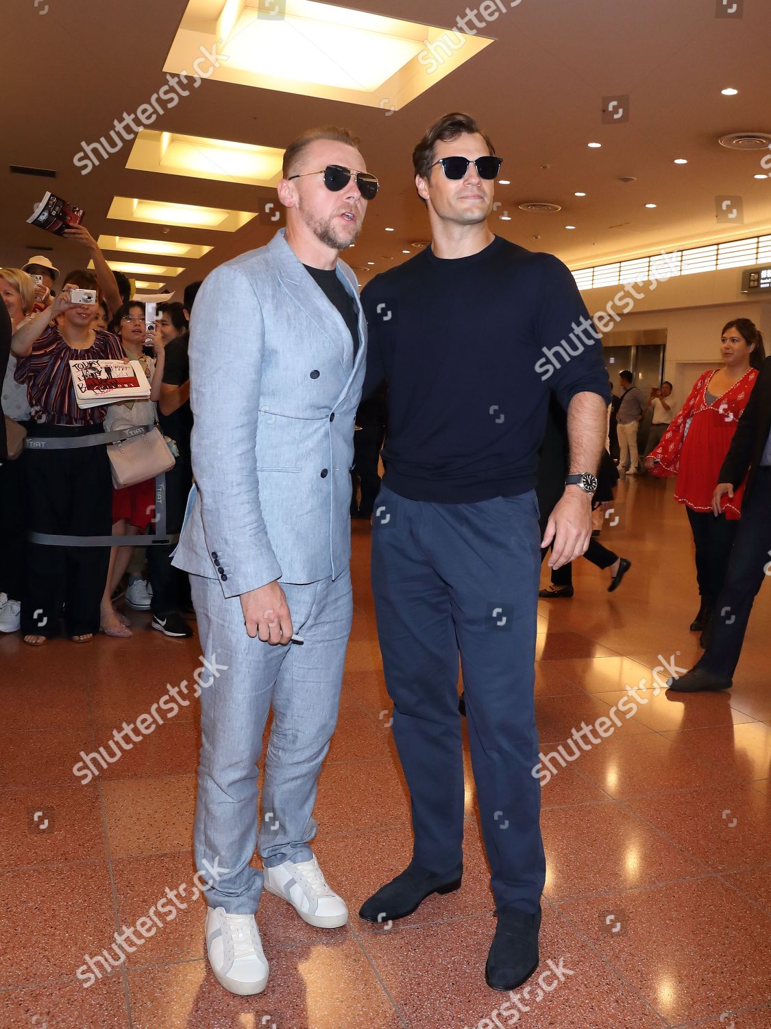 Simon Pegg Henry Cavill Editorial Stock Photo - Stock Image | Shutterstock