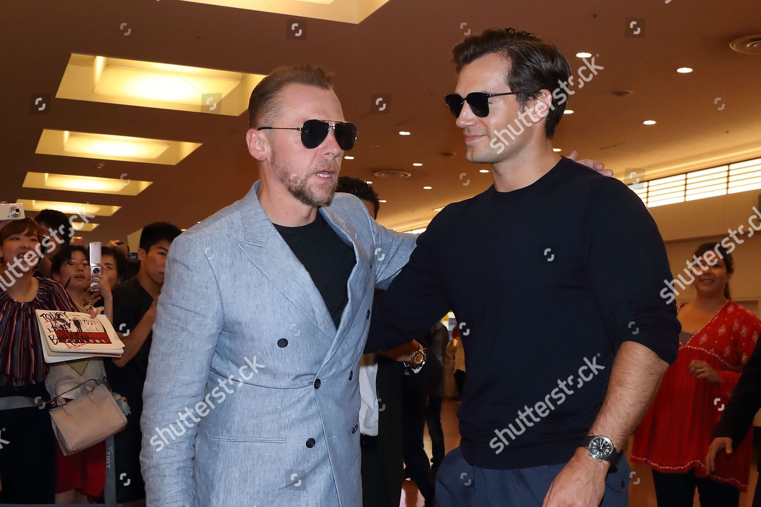 Simon Pegg Henry Cavill Editorial Stock Photo - Stock Image | Shutterstock