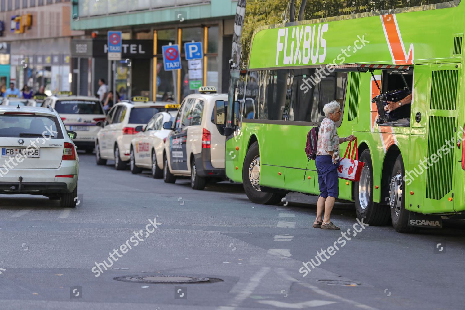 Passengers Load Their Luggage Buses Bus Editorial Stock Photo - Stock ...