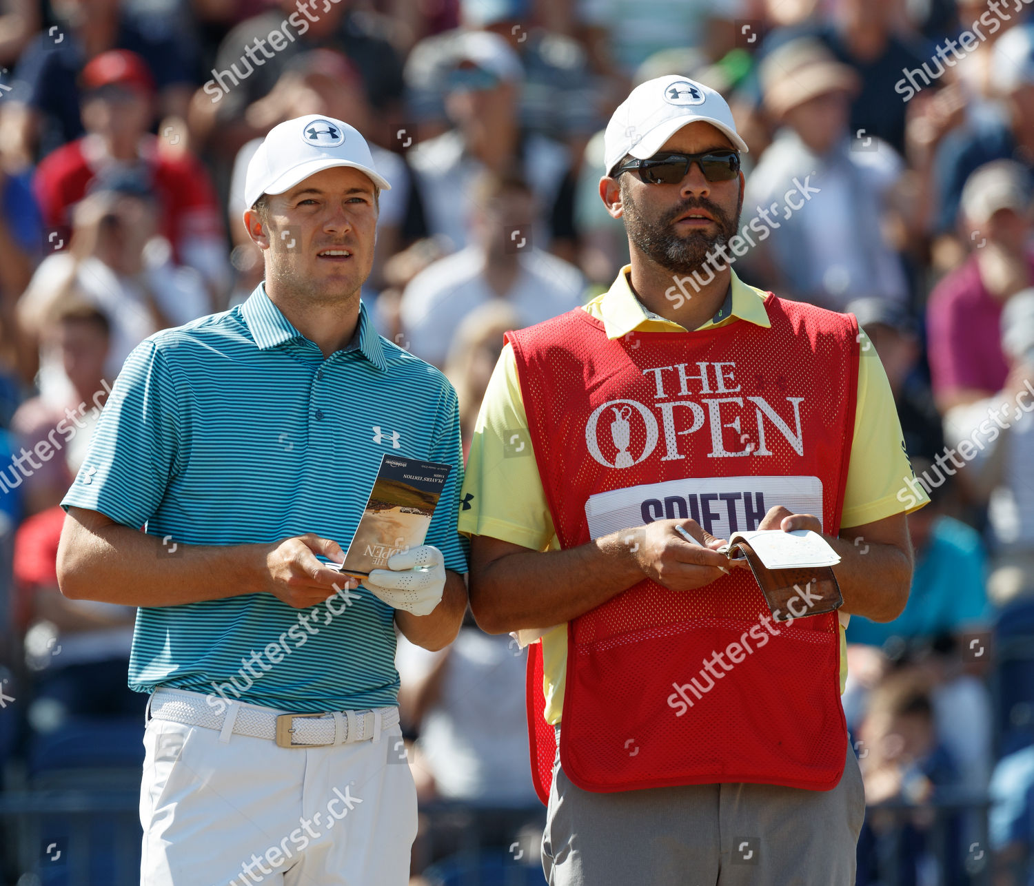 Jordan Spieth Usa His Caddie Michael Editorial Stock Photo - Stock ...