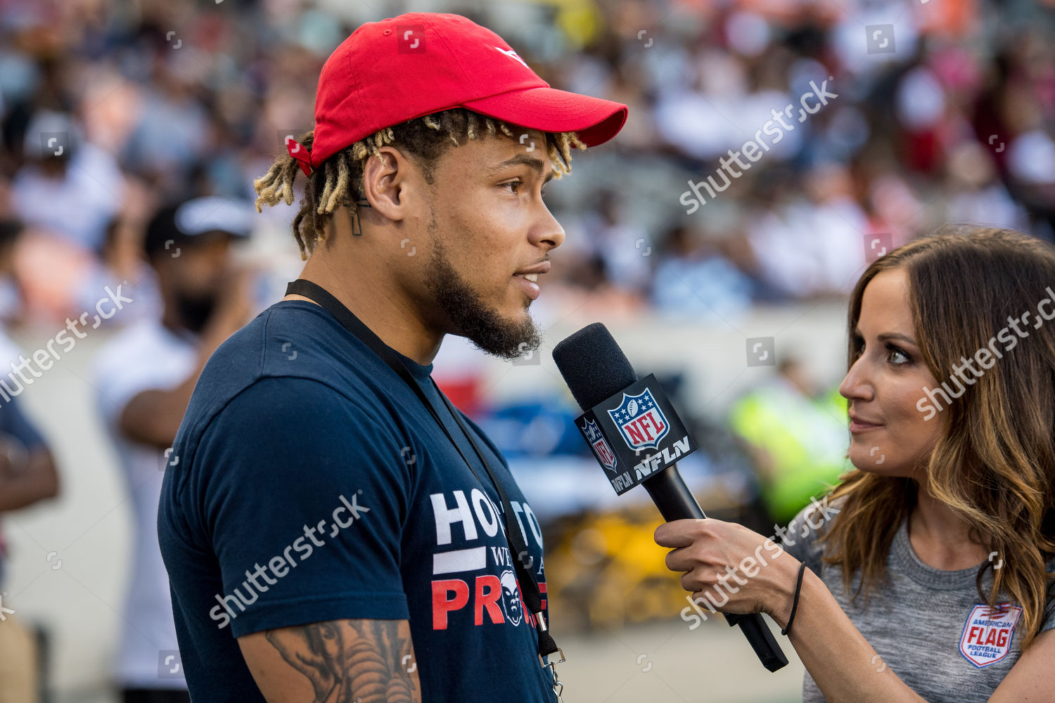 Nfl Player Tyrann Mathieu Speaks Sideline Editorial Stock Photo - Stock ...