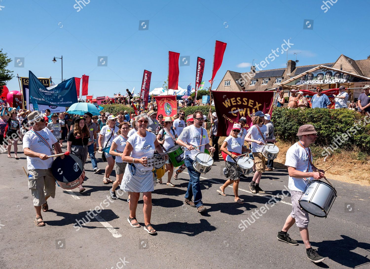 Tolpuddle Martyrs Festival Trade Unionism Held Editorial Stock Photo ...