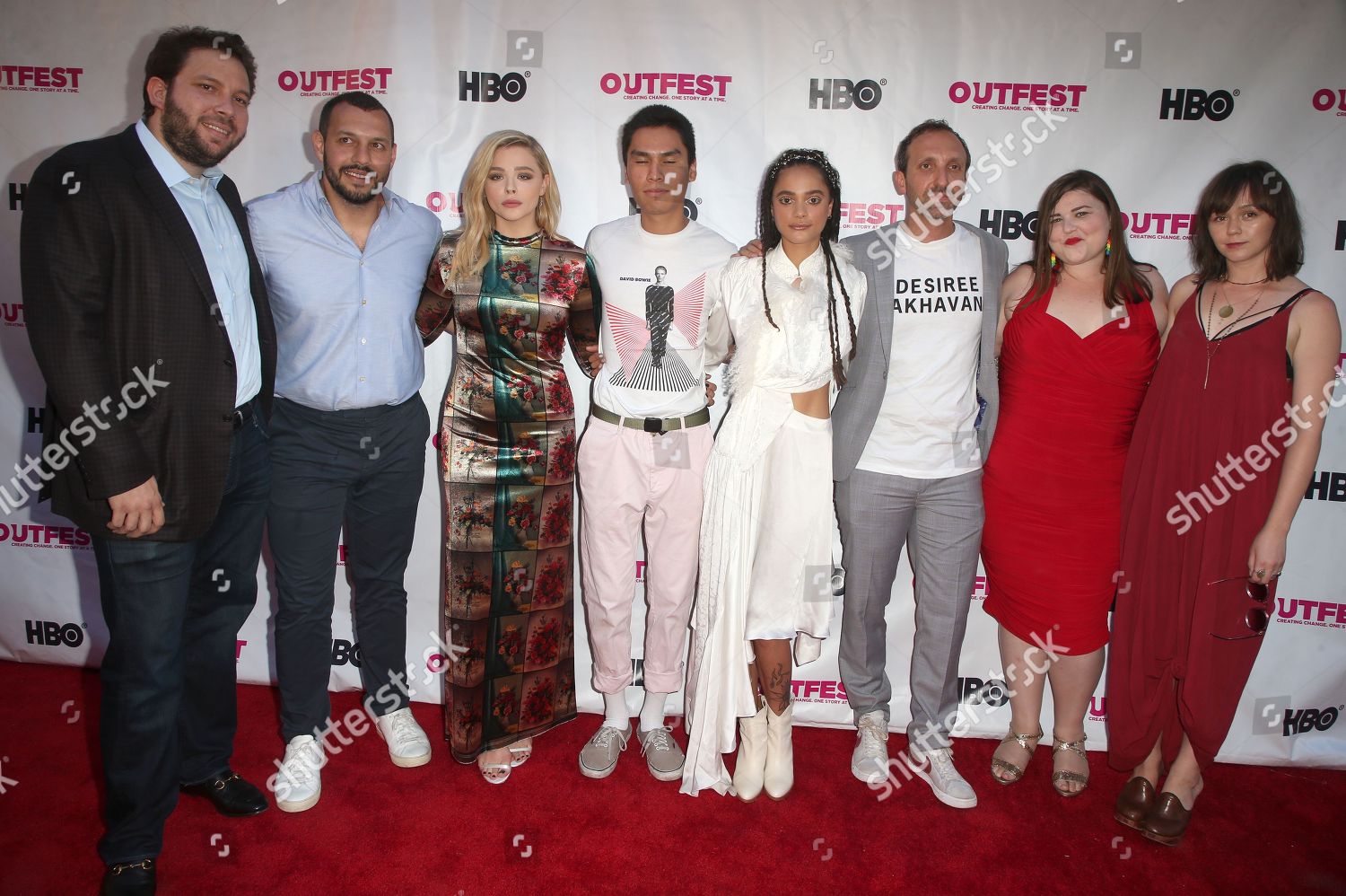 Mathew Shurka Grace Moretz Forrest Goodluck Editorial Stock Photo ...