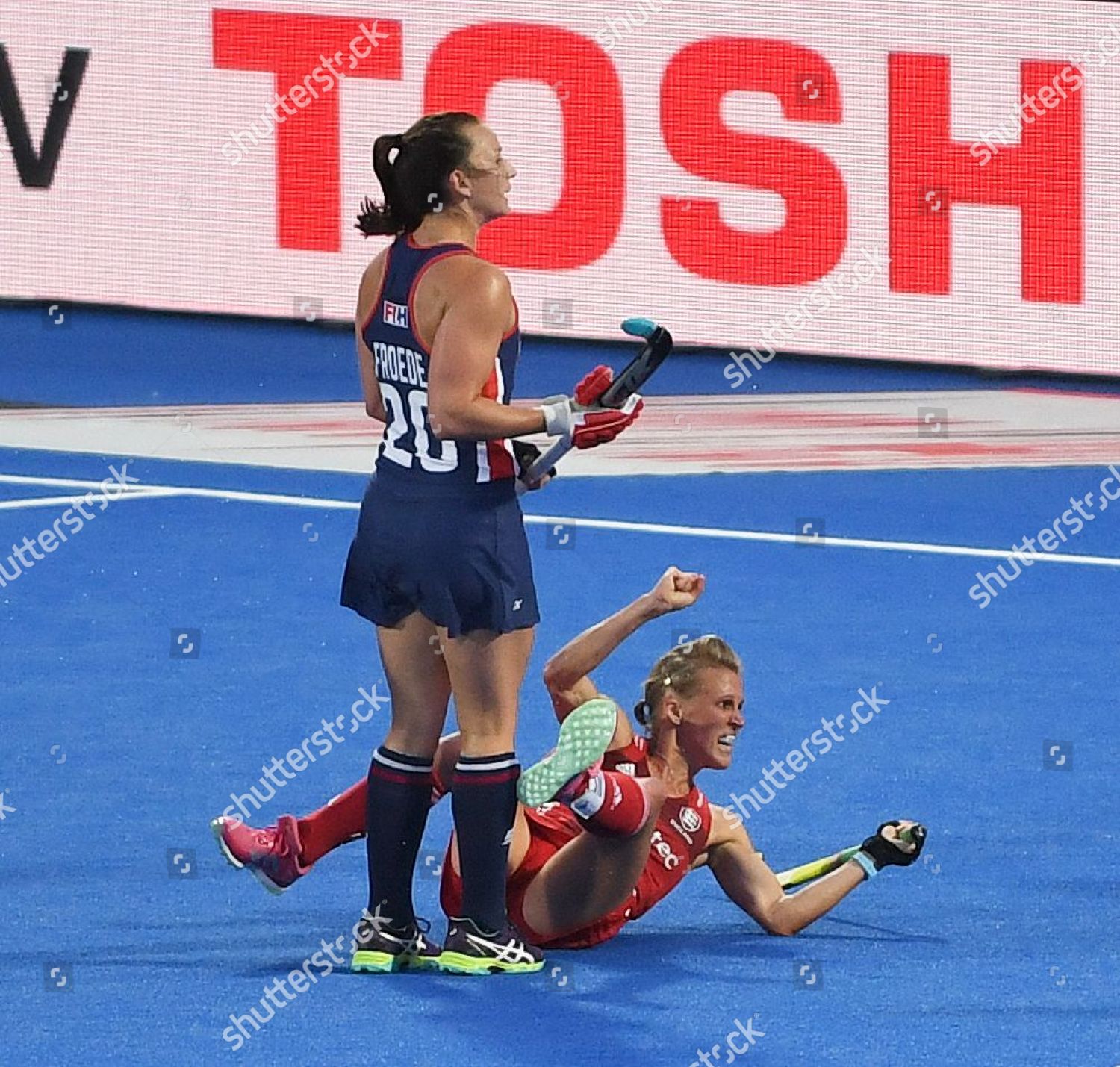 Alex Danson Scores Celebrates Editorial Stock Photo - Stock Image ...