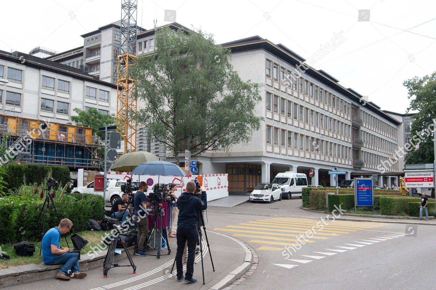 Exterior View On Entrance University Hospital Editorial Stock Photo ...