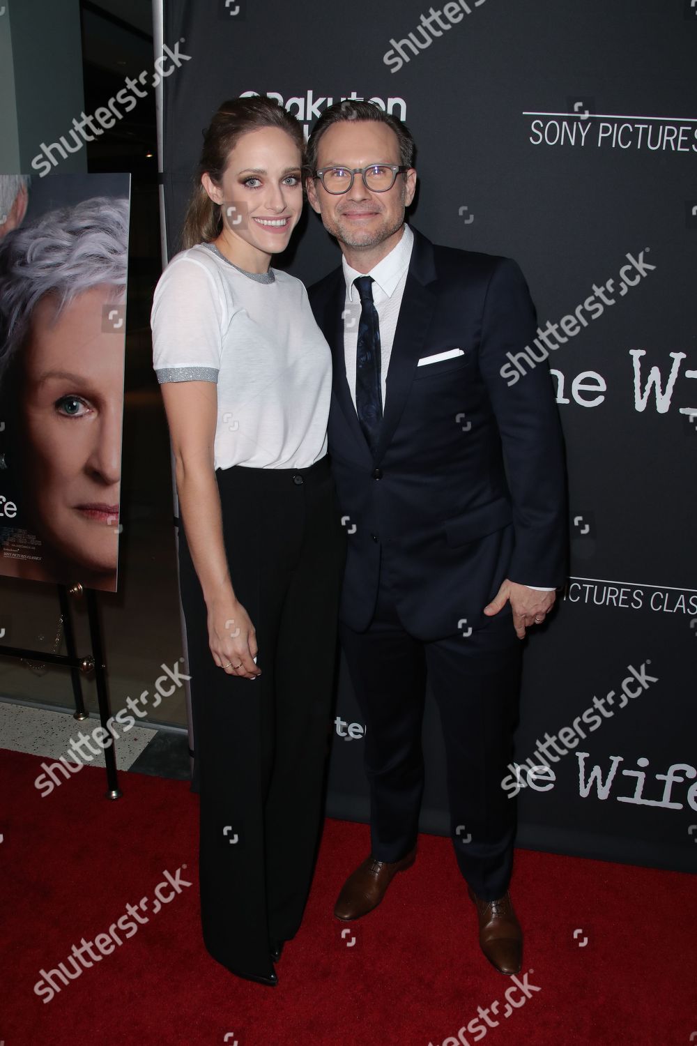 Christian Slater Carly Chaikin Editorial Stock Photo - Stock Image ...
