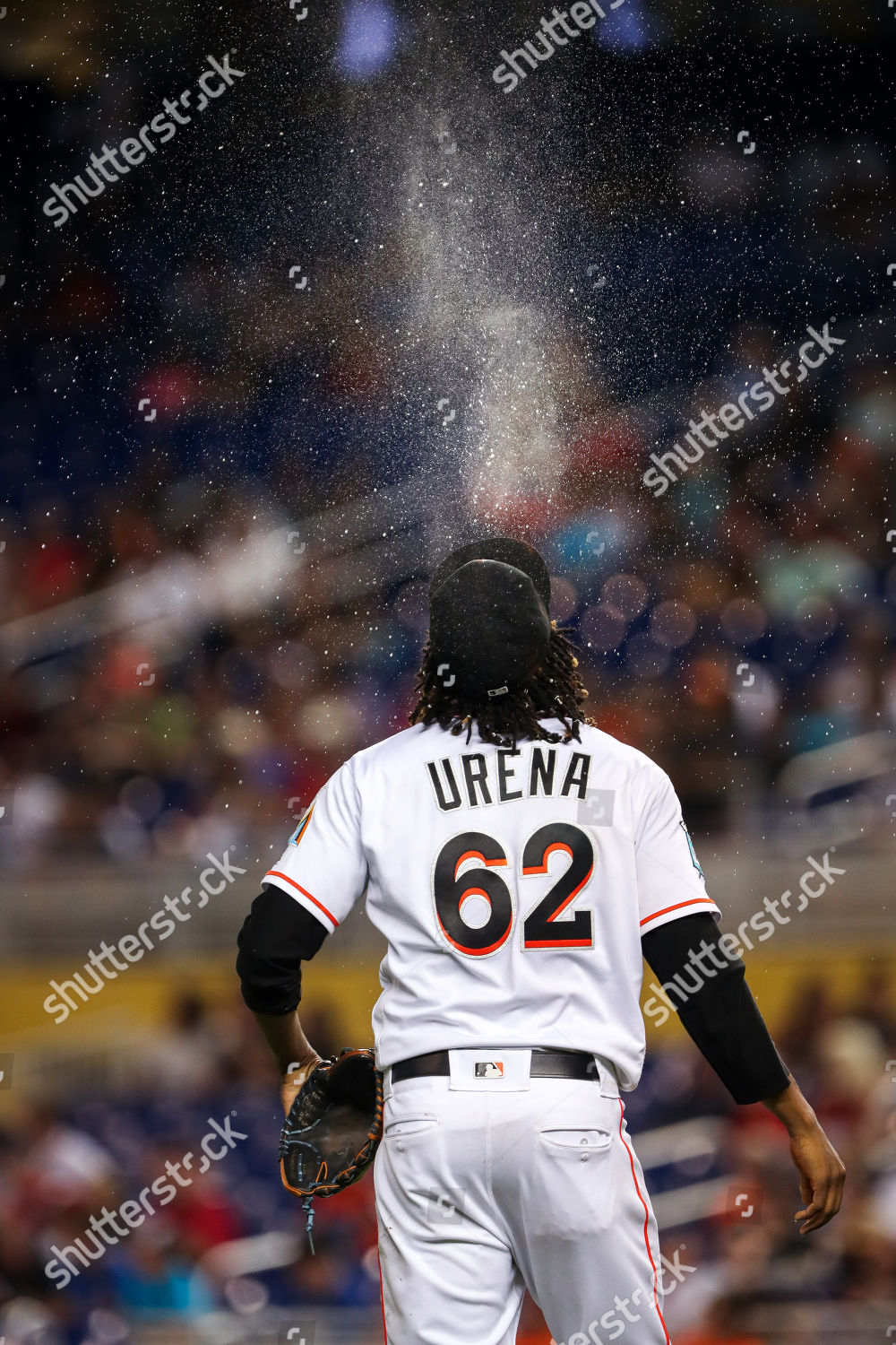 Miami Marlins Starting Pitcher Jose Urena Editorial Stock Photo - Stock ...