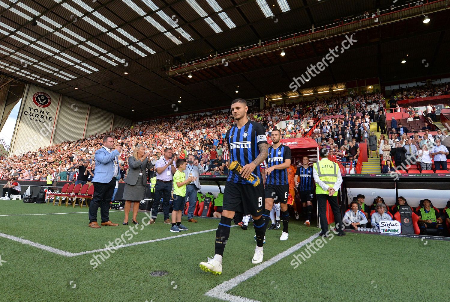 Teams Walk Out Onto Pitch Editorial Stock Photo - Stock Image ...