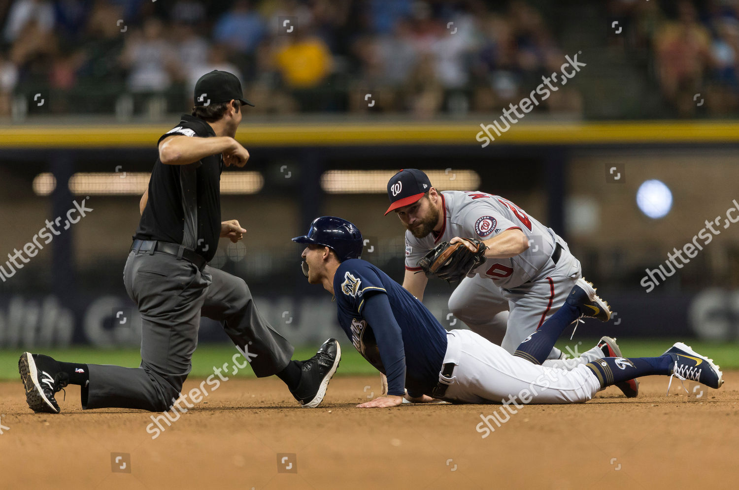 Milwaukee Brewers Second Baseman Brad Miller Editorial Stock Photo ...