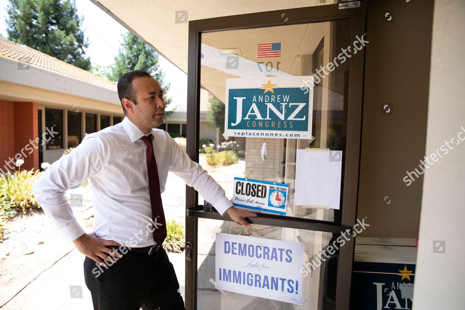 Fresno County Prosecutor Andrew Janz Stands Editorial Stock Photo ...