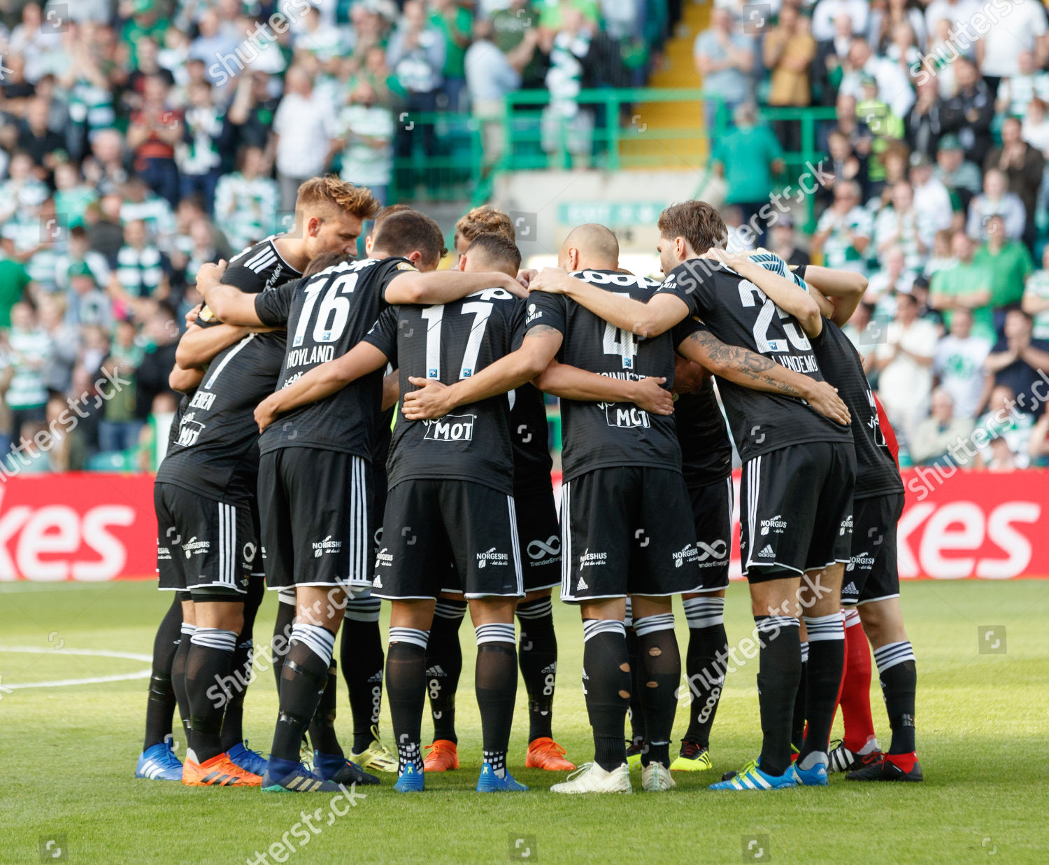 Rosenborg Team Form Huddle Before Kick Editorial Stock Photo - Stock ...
