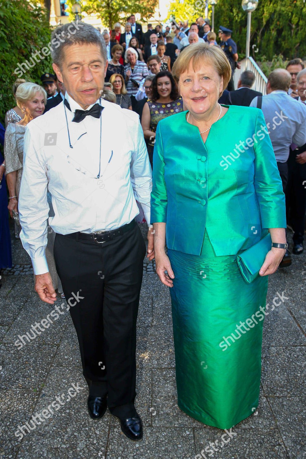 Prof Joachim Sauer Angela Merkel Editorial Stock Photo - Stock Image ...