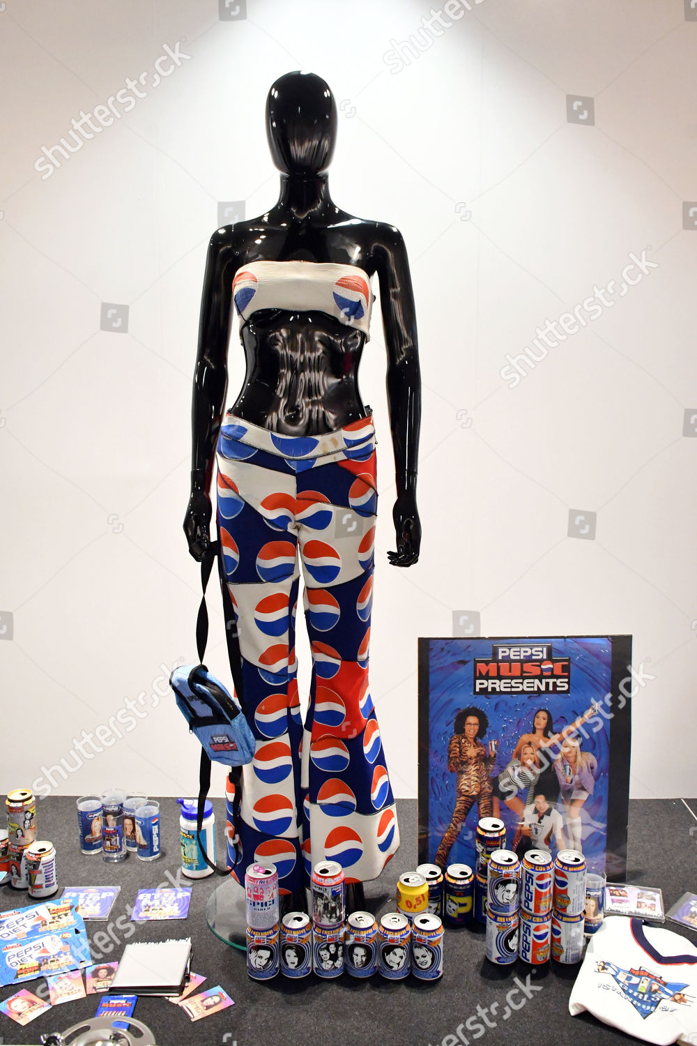 Pepsi Costume Worn By Spice Girls Editorial Stock Photo - Stock Image ...