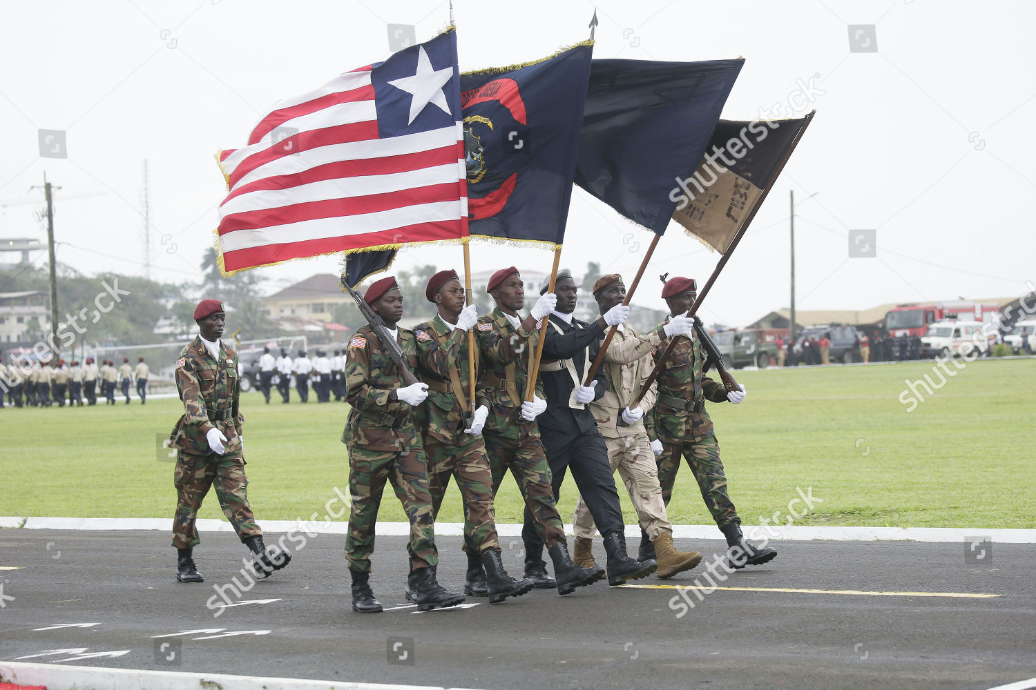 Soldiers Armed Forces Liberia Afl Parade Editorial Stock Photo - Stock ...
