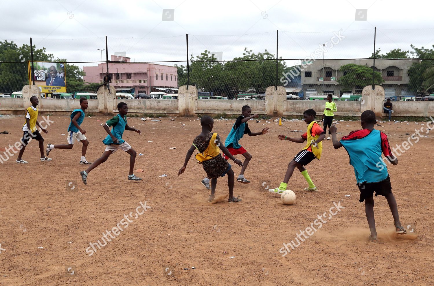 Malian Children Play Football Stadium Bamako Editorial Stock Photo ...