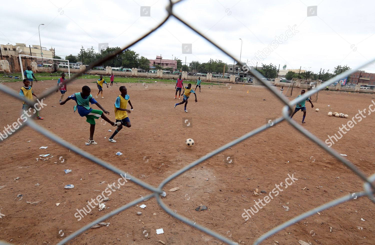 Malian Children Play Football Stadium Bamako Editorial Stock Photo ...