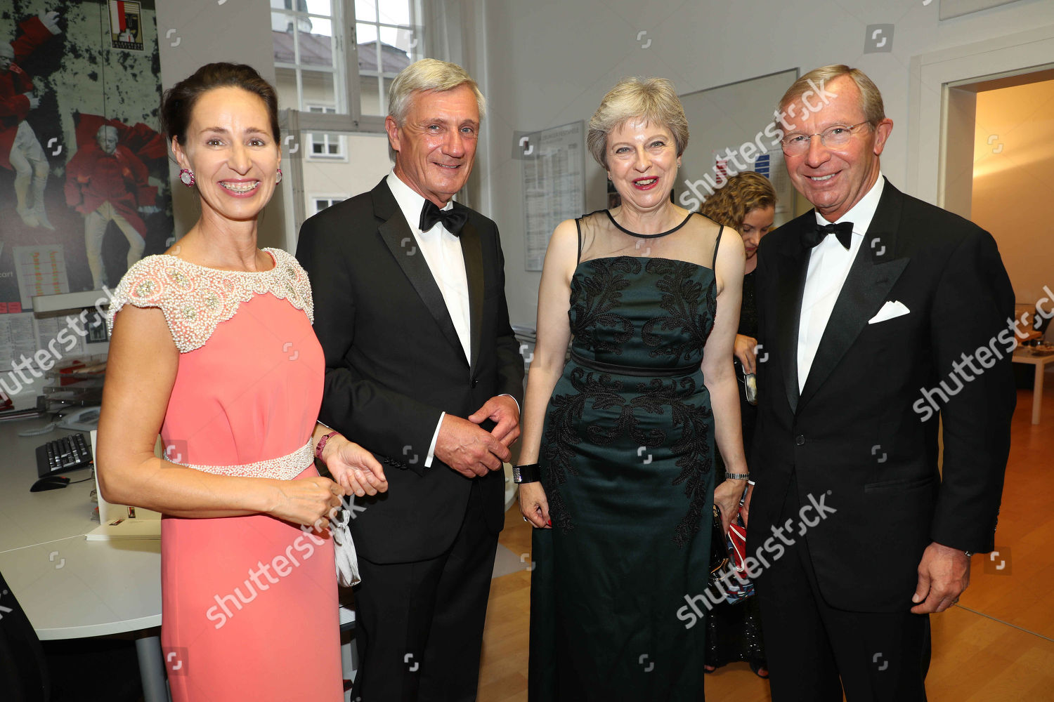 Alexandra Preuner Husband Mayor Harald Preuner Editorial Stock Photo ...