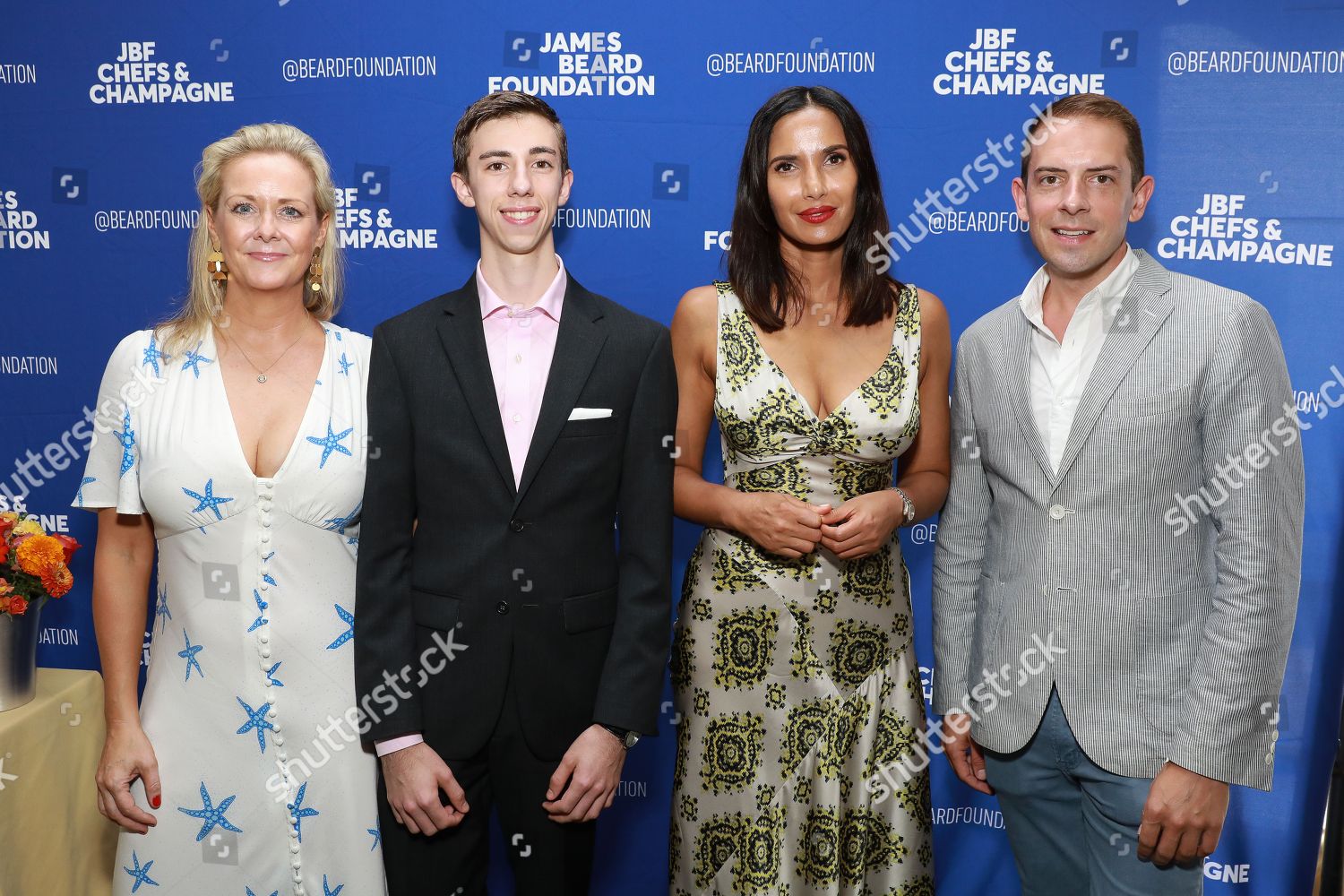Clare Reichenbach Franco Fugel Padma Lakshmi Editorial Stock Photo ...